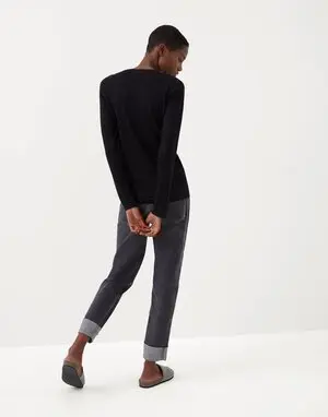 Brunello Cucinelli Long Sleeve Fitted Sweater