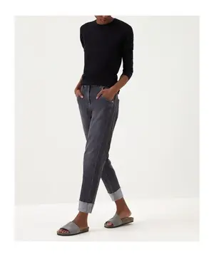 Brunello Cucinelli Sheer Long-sleeve Knitted Pullover