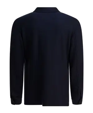 Tagliatore Long-sleeved Button-up Jacket With Lapel Collar