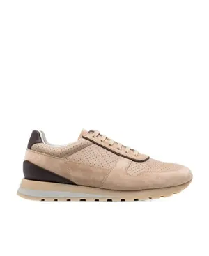 Brunello Cucinelli Perforated Lace-up Sneakers