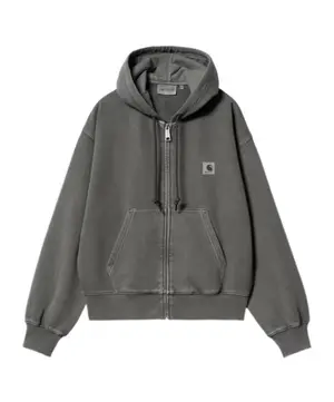 Carhartt Work In Progress Hooded Nelson Zipped Jacket - Black