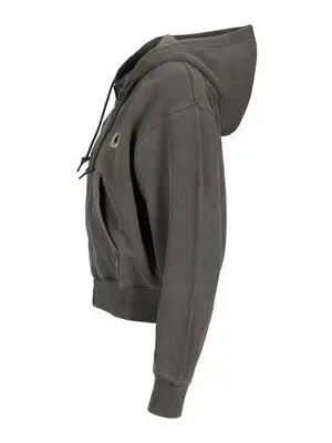 Carhartt Work In Progress Hooded Nelson Zipped Jacket - Black