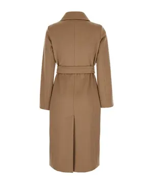 Max Mara Belted Long-sleeved Coat - No