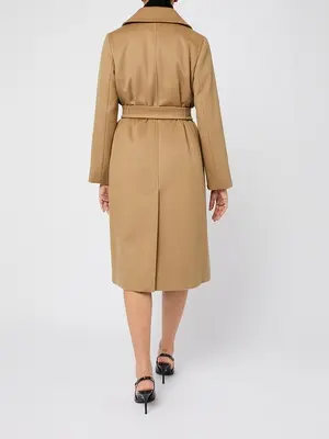 Max Mara Belted Long-sleeved Coat - No