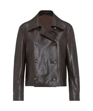 Brunello Cucinelli Double Breasted Pea Coat