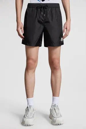 Moncler Logo Detailed Swim Shorts