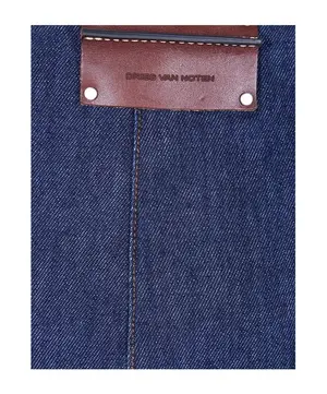 Dries Van Noten Denim Midi Skirt - Indigo
