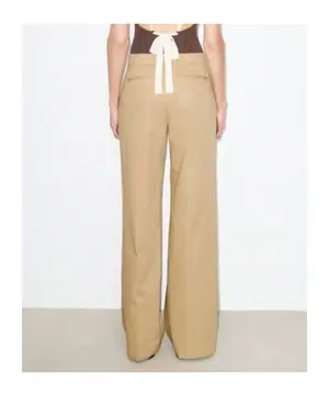 Tory Burch Belted Wide-leg Trousers