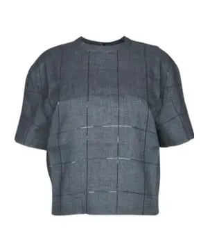 Brunello Cucinelli Checked Blouse