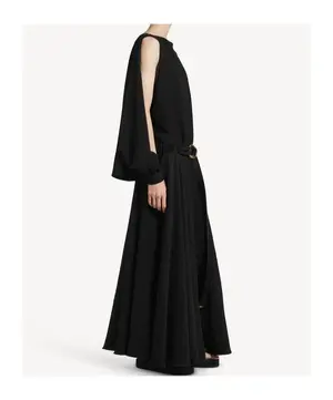 Balenciaga Long Sleeved Balloon Dress - Black