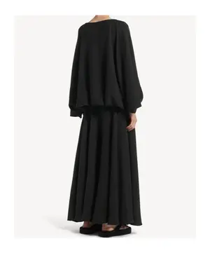 Balenciaga Long Sleeved Balloon Dress - Black