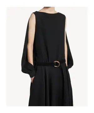 Balenciaga Long Sleeved Balloon Dress - Black