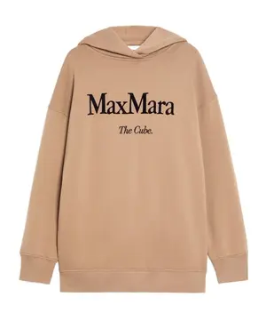 Max Mara Logo Detailed Long-sleeved Hoodie