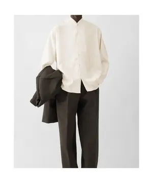Jacquemus Bomber Neckline Relaxed Shirt