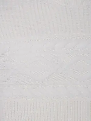 Zegna High Neck Knitted Jumper - White