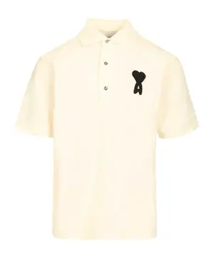 AMI Paris De Coeur Short-sleeved Polo Shirt
