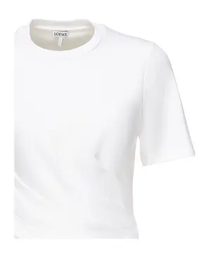 Loewe Twisted Top With Anagram Embroidery