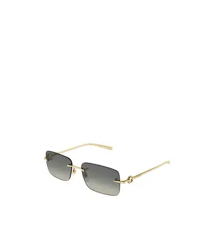Gucci Rimless Rectangular Sunglasses