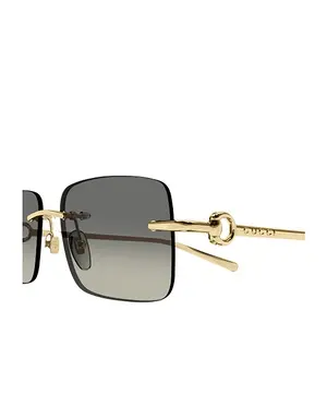 Gucci Rimless Rectangular Sunglasses
