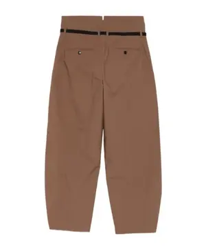 Barena Venezia Strap-detail Trousers - Brown