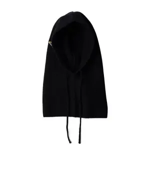 Prada Triangle-logo Balaclava - Black