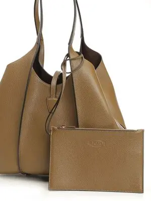 TOD'S Timeless Small Shopping Bag - Brown
