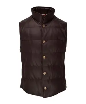 Brunello Cucinelli Down Vest - Black