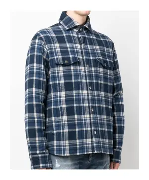 Brunello Cucinelli Plaid Check Padded Shirt Jacket