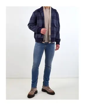 Brunello Cucinelli Checked Casual Jacket