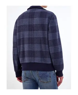 Brunello Cucinelli Checked Casual Jacket