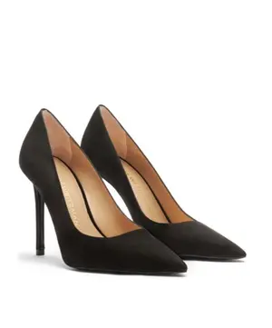 STUART WEITZMAN Pointed Toe Stiletto High Heel Pumps - Black
