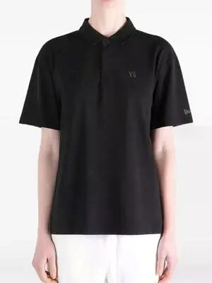 Y’s Logo Embroidered Polo Shirt