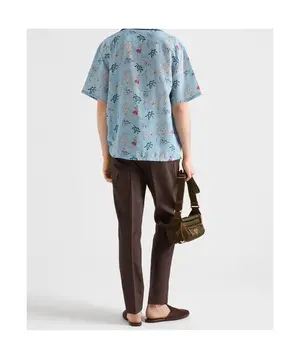 Prada Mohair And Silk Tailored Trousers