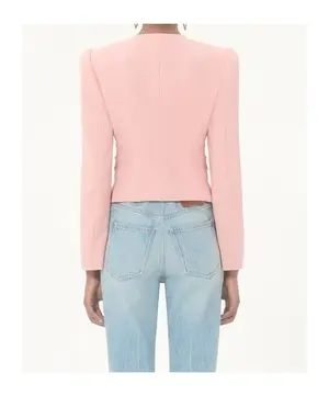 Valentino Garavani Ruched Bow Detail Jacket