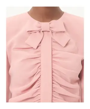 Valentino Garavani Ruched Bow Detail Jacket