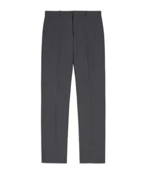 JIL SANDER Tailored Poplin Trousers - Stone Gray