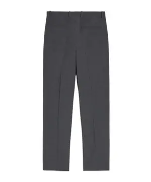 JIL SANDER Tailored Poplin Trousers - Stone Gray