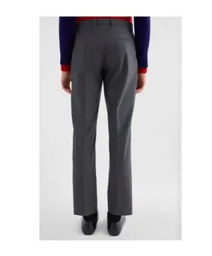 JIL SANDER Tailored Poplin Trousers - Stone Gray