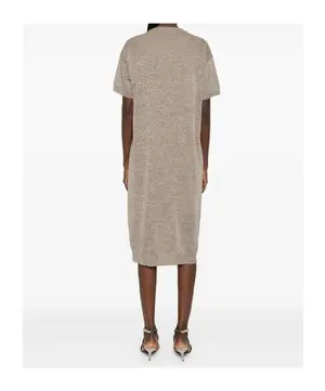 Brunello Cucinelli Knitted Midi Dress