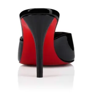 CHRISTIAN LOUBOUTIN Miss Z Open Toe Mules