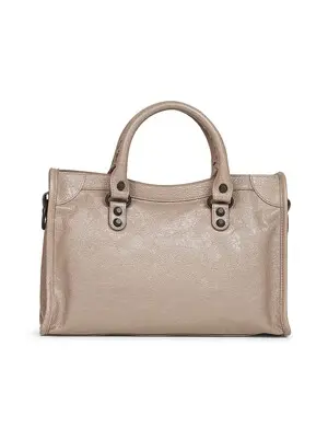 Balenciaga Le City Small Shoulder Bag - Nude
