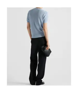 Prada Short-sleeved Crewneck Jumper