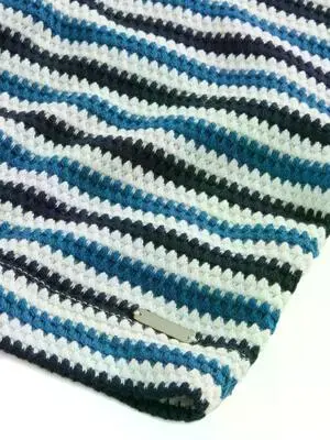Woolrich Striped Crochet-effect Shorts