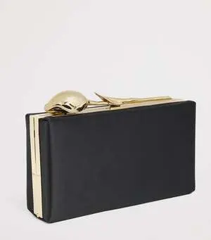 Erdem Embellished Bloom Clutch Bag With Top Handle