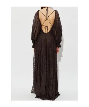 Etro Paisley Motif Lace Maxi Dress