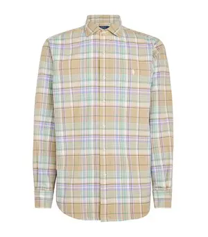 Polo Ralph Lauren Cotton Check Polo Pony Shirt