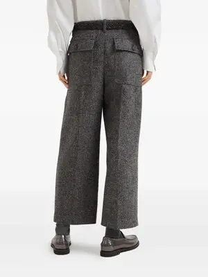 Brunello Cucinelli High-waisted Pleated Trousers