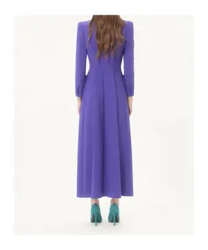 Valentino Garavani Long Sleeved Coat - Blue