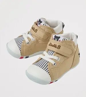 MIKI HOUSE Double B" Cotton Canvas Sneakers
