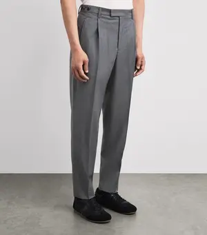 Barena Venezia Slim Tailored Cotton-blend Trousers